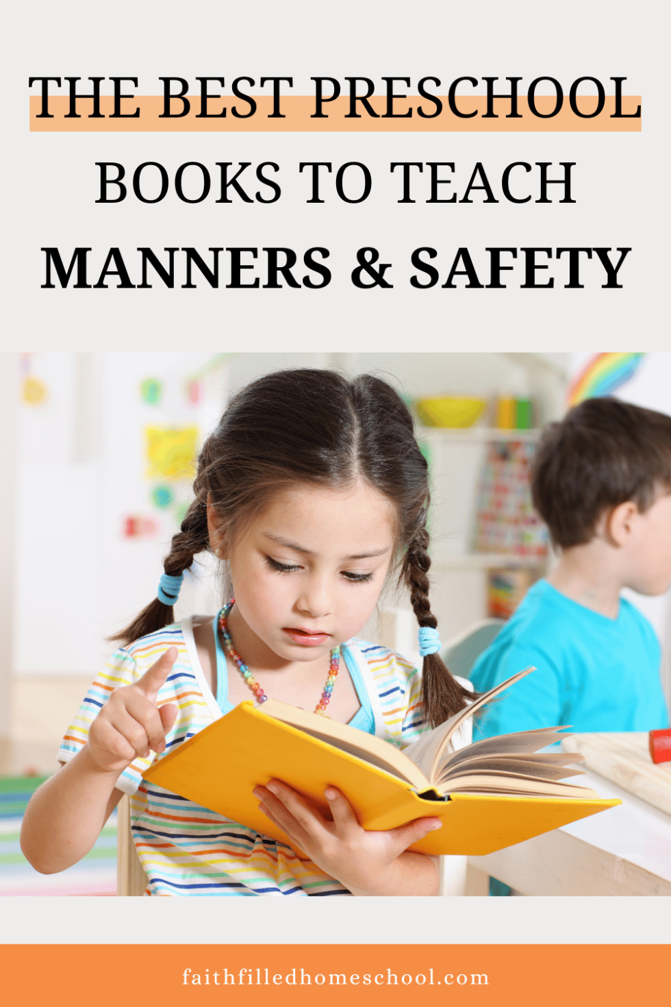 Preschool Manners Book List and Lesson Plan - Faith-Filled Homeschool